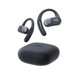 Aftershokz SHOKZ Open-Ear-Kopfhörer »OpenFit Air« A2DP Bluetooth Schwarz Anpassbares Ohrbügeldesign - passt sich den Rundungen jedes Ohrs an
