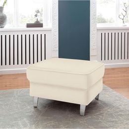 Sit & More sit&more Hocker &raquo;Texel&laquo; beige Kunstleder SOFTLUX ;Luxus-Microfaser ALTARA NUBUCK (100% Polyester);Struktur (100% Polyester)