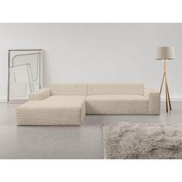 WERK2 Ecksofa »Zeus-XL, Mega-Sofa mit großer Sitztiefe, Stellmaße 311cm x 210cm« Curvy Trend Garnitur mit urbaner Optik, bequem, Big-Sofa, L-Form...