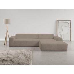 WERK2 Ecksofa »Zeus-XL, Mega-Sofa mit großer Sitztiefe, Stellmaße 311cm x 210cm« Curvy Trend Garnitur mit urbaner Optik, bequem, Big-Sofa, L-Form...