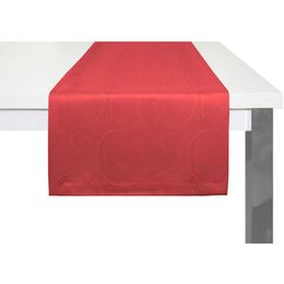 WIRTH Tischläufer »Neufahrn« rot Obermaterial: 60% Polyester, 40% Polyacryl B/L: 40 cm x 150 cm