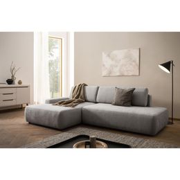 Inosign Ecksofa »TORGE, Schlafsofa Cord, Samtvelours u. Strukur fein, Couch in L-Form« Schlaffunktion und Bettkasten, Liegefläche: 210x125 cm,...