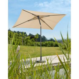 Schneider Schirme Sonnenschirm »Sevilla« Stahl/Polyester natur Obermaterial: 100% Polyester