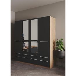 Priess Kleiderschrank »Schrank Garderobe Wäscheschrank Barcelona in 5 Breiten« viel Stauraum, geräumige Schubkästen, mit Spiegel, MADE IN GERMANY...