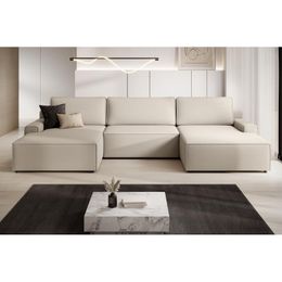 Trendmanufaktur Wohnlandschaft »Challenge, Schlafsofa mit Bettkasten, Couch in U-Form, Breite 333 cm« XXL Sofa mit Bettkasten & Schlaffunktion,...