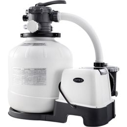 Intex Sandfilteranlage &raquo;QX 2600&laquo; mit integriertem Salzwasser-Elektrolyse-System wei&szlig;