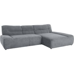 DOMO collection Ecksofa »Cesena moderne Polsterecke mit flachen Armlehnen, L-Form« fester Sitzkomfort, frei im Raum stellbar steel