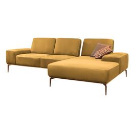 W.Schillig Ecksofa »run, Designsofa mit tollem Sitzkomfort, bequem, L-Form« mit Holzsockel, Füße in Bronze pulverbeschichtet, Breite 279 cm sunrise...