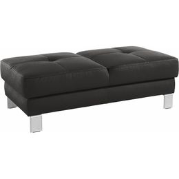 exxpo - SOFA FASHION Hocker »Mantua 2 Bankhocker, tolle Verarbeitungsdetails, modern und elegant« schwarz