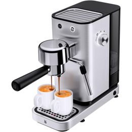 WMF Espressomaschine »LONO« kompakt, elegant, 15 bar, 1350 Watt, Milchschaumdüse, Cromargan Edelstahl