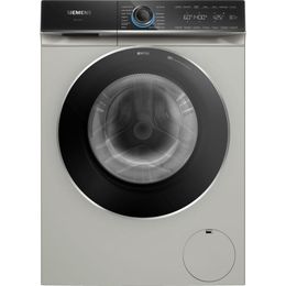 Siemens Waschmaschine »WG44B20X40« 9 kg 1400 U/min smartFinish – glättet dank Dampf sämtliche Knitterfalten silberfarben speedPack XL: Programme...