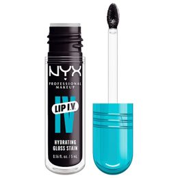 NYX Lipgloss »Professional Makeup Lip IV Gloss Serum Lipgloss« Wet-Look, spendet Feuchtigkeit, pflegt, hinterlässt Lip Stain. lila Pflegender...