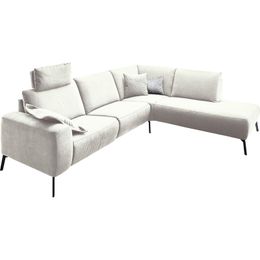 Inosign Ecksofa »Bellini L-Form« incl. motorischer Relaxfunktio, wahlweise Easy Care-Bezug weiß