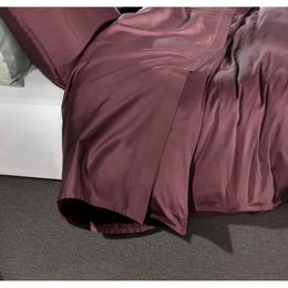 ZO HOME Bettlaken »Satinado« Laken aus 100% Baumwolle, hochwertiges Mako-Satin, Betttuch ab 90x200 Mauve-Lilac Obermaterial: 100% Baumwolle B/L:...