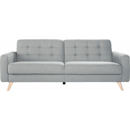 exxpo - SOFA FASHION 3-Sitzer »Nappa, kompakt und komfortabel, bequem, zeitloses Design, L-Form« tolle Detailverarbeitung, mit Bettfunktion und...