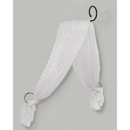 Garesa Himmelbettgarnitur &raquo;Himmelbett-Garnitur&laquo; romantische Himmelbettgarnitur, Wandmontage, mit 2 Ringen schwarz Gestell: 100% Metall B/H/L: 80 cm