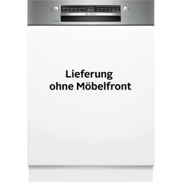 Bosch teilintegrierbarer Geschirrspüler Serie 2 »SMI2ITS09E« 13 Maßgedecke Gebürsteter Stahl Silence on demand: Geräuschreduktion bis zu 30 Minuten...