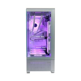 GAMEMAX Gaming-PC &raquo;ICE 7382&laquo; DDR5 RAM; PCIe Gen4; AI; Windows 11 wei&szlig; WLAN AX 802.11a/b/g/n/ac/ax (Wi-Fi 6E) & Bluetooth 5.3, GX-1050 PRO WH...