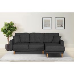Home Affaire Ecksofa »TRIPLO optionale Schlafsofa mit Bettkasten, Maße B/T/H: 234/164/89 cm« L-Form wahlweise mit Bettfunktion - Liegefläche...