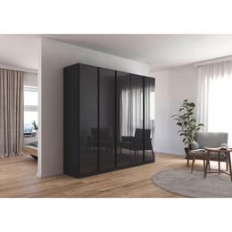 Rauch Dreht&uuml;renschrank &raquo;Monostar&laquo; mit Glasfront sowie umfangreicher Innenausstattung grau Holzwerkstoff