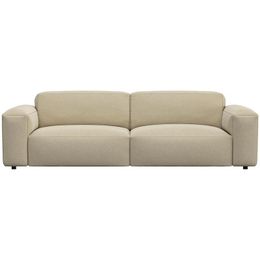 FLEXLUX 3-Sitzer &raquo;Lucera Sofa, super bequem durch hochwertigen Sitzaufbau mit Kaltschaum&laquo; modern & anschmiegsam, Designsofa beige 100% Polyester