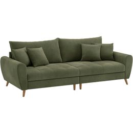 MR. COUCH Big-Sofa »Blackburn II« Mit Kaltschaumpolsterung bis 140 kg belastbar Memphis 12 green