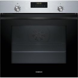 Constructa Einbaubackofen &raquo;CF3M61053&laquo; mit Teleskopauszug nachr&uuml;stbar grau Einbaubackofen