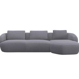 FLEXLUX Wohnlandschaft &raquo;Torino, rund, L-Form, Sofa-Ecke mit Recamiere, Longchair-Sofa&laquo; Modernes, organisches Sofa-Design, Kaltschaum, 