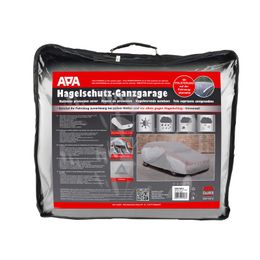 APA Faltgarage &raquo;APA 16168 Hagelschutz-Ganzgarage&laquo; mit Gummizug L, 571 x 203 x 119cm silber Neopren, Polyester Bei 30 &deg;C waschbar