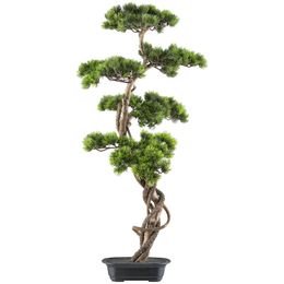 Creativ green Kunstbonsai »Bonsai Kiefer« mit elegantem Stamm grün Obermaterial: 100% Kunststoff