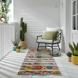 FLAIR RUGS Teppich »Sunshine« rechteckig 3 mm Höhe Outdoor Teppich bunt Obermaterial: 100% Polypropylen B : 80 cm 1 Stk.