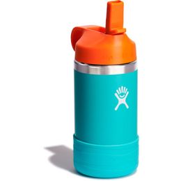 Hydro Flask Trinkflasche &raquo;Kids Wide Mouth Straw Cap and Boot&laquo; TempShield - einzigartige doppelwandige Vakuumisolierung, 355 ml Seaspray 355 ml