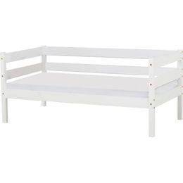 Hoppekids Einzelbett »ECO Comfort Kinderbett, Kiefer Massivholz, Jugendbett inkl. Rollrost« 70x160 cm, wahlweise in verschieden Farben/ Matratze/...