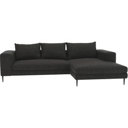 Inosign Ecksofa »Aurora, L-Form, mit extra breiter Recamiere, 324 x 170 cm (BxT)« Designsofa mit tollem Sitzkomfort, extra hohe Metallfüße schwarz...
