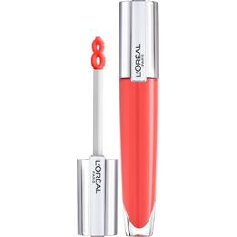 L'ORÉAL PARIS Lipgloss »Brilliant Signature Plump-in-Gloss« mit natürlichen Inhaltstoffen 410 I Inflate Lippenpflege von L'Oréal Paris