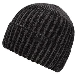 Chillouts Beanie »Stan Hat« mit robustem Strickmuster black