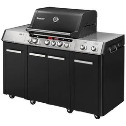 Enders Gasgrill »UNIQ PRO 3 IK KITCHEN CRUSTER« BxH: 150, 5x120, 6 cm schwarz/edelstahlfarben