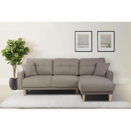Home Affaire Ecksofa »TRIPLO optionale Schlafsofa mit Bettkasten, Maße B/T/H: 234/164/89 cm« L-Form wahlweise mit Bettfunktion - Liegefläche...