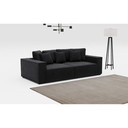 Inosign Big-Sofa »Surf« mit 7 Kissen, gemütlicher Sitzkomfort Charcoal