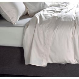 ZO HOME Bettlaken »Satinado« Laken aus 100% Baumwolle, hochwertiges Mako-Satin, Betttuch ab 90x200 Off-white Obermaterial: 100% Baumwolle B/L: 270...