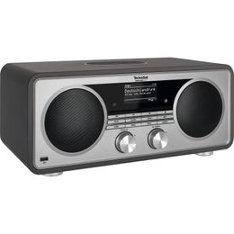 Technisat Internet-Radio »DIGITRADIO 602« (Bluetooth WLAN Digitalradio (DAB+) UKW mit RDS 70 W) Stereoanlage, CD-Player Anthrazit/Silber