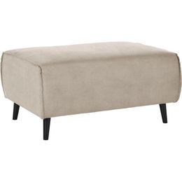 DOMO collection Hocker &raquo;Amora&laquo; mit Federkern beige
