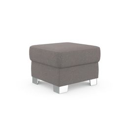 DOMO collection Hocker &raquo;Anzio&laquo; wahlweise mit Federkern braun