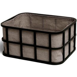 M&ouml;ve M&Ouml;VE Aufbewahrungsbox BxTxH: 41, 5x32x20 cm, Bambus grau/schwarz