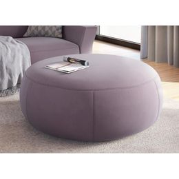 Sit & More sit&more Hocker &raquo;Cadabra&laquo; Rundhocker, Durchmesser Sitzfl&auml;che 64 cm oder 104 cm lila Samtoptik (100% Polyester);Soft clean (98% Polyester, 2% Polyamid)