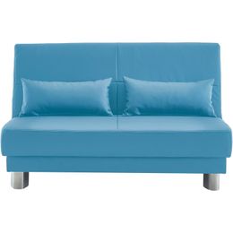 Inosign Schlafsofa »Gina« mit einem Handgriff vom Sofa zum Bett hellblau