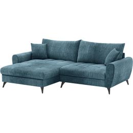 MR. COUCH Ecksofa »Blackburn II L-Form« Wahlweise mit Kaltschaumpolsterung bis 140 kg belastbar Dolce 13 ocean