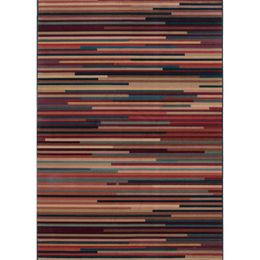 Theko Teppich &raquo;Gabiro 1728&laquo; rechteckig 10 mm H&ouml;he Kurzflor, modernes Design, gestreift, Wohnzimmer bunt Obermaterial: 100% Polypropylen B : 240 cm...