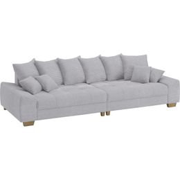 MR. COUCH Big-Sofa »Nikita II« mit Kaltschaumpolsterung bis 140kg belastbar Stripes 8637 warm grey