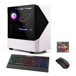 Hyrican Gaming-PC »Horizon 7137« DDR5, PCIe SSD Gen4, Windows 11 weiß/schwarz Microsoft Windows 11 Home (64 Bit): Zuverlässiges und...